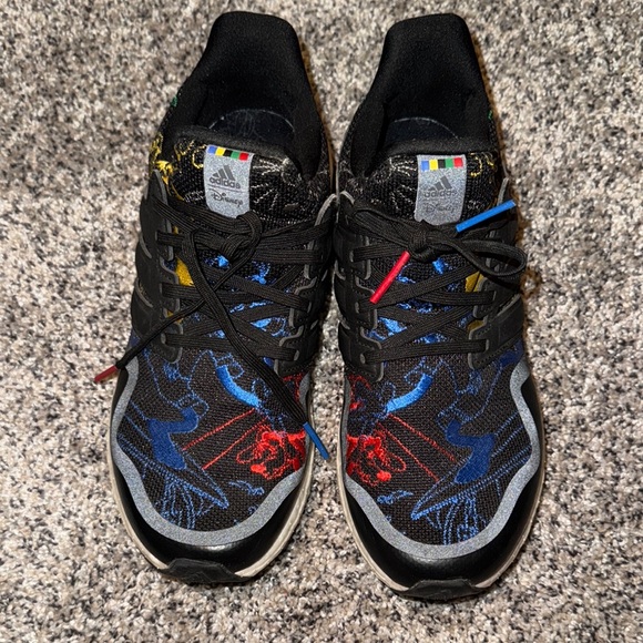 adidas | Shoes | Adidas Disney Boost Black And Blue Sneakers With ...